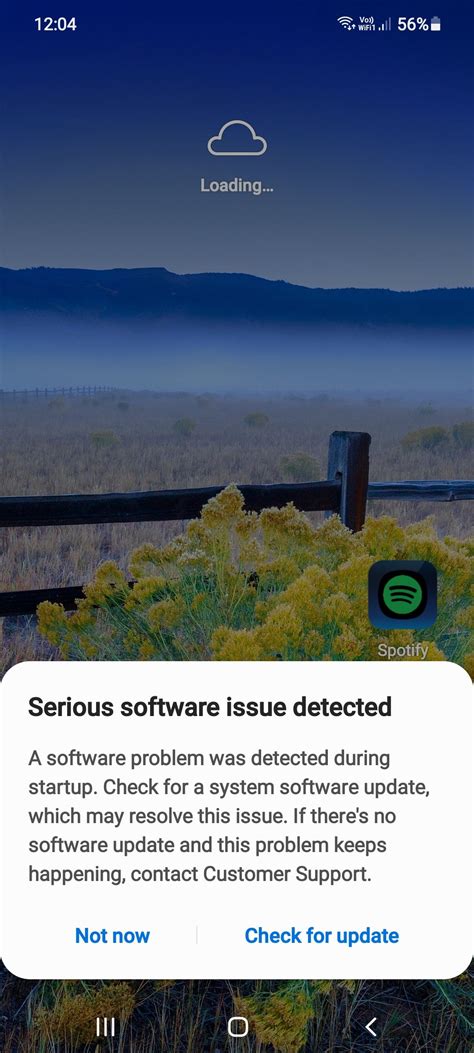 Serious Software Issues Detected Samsung Members