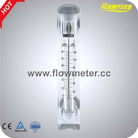 Customized Water Flowmeter Acrylic Type Panel Flow Meter China Panel