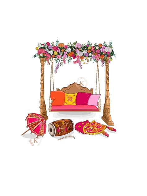 Mahila Sangeet Clipart Free