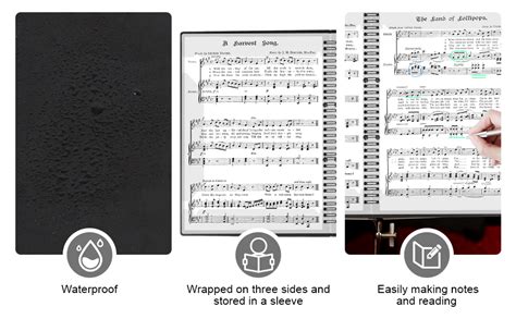 Sheet Music Folder Music Folder Premium Spiral Binder