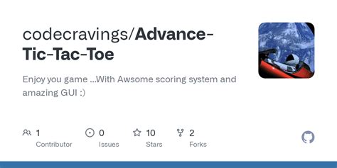 Github Codecravingsadvance Tic Tac Toe Enjoy You Game With