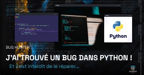 J ai trouvé un bug dans Python et il est interdit de le réparer Guardia Cybersecurity babe