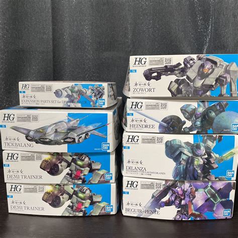 Hg 機動戦士ガンダム 水星の魔女 量産機セット ザヴォート ハインドリー ベギルペンデ ディランザ デミトレーナー ガンプラ ディックバラン
