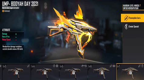 Berapa Harga Evo UMP Booyah Day 2021 Free Fire FF Esportsku