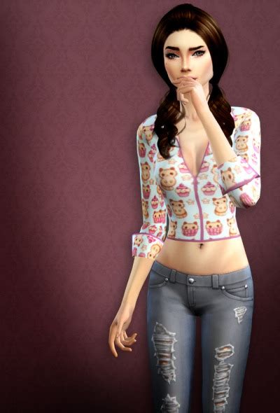 Set Blouse Skirt RECOLOR Recolors Kaw Tumbex