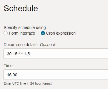 OCI Resource Scheduler