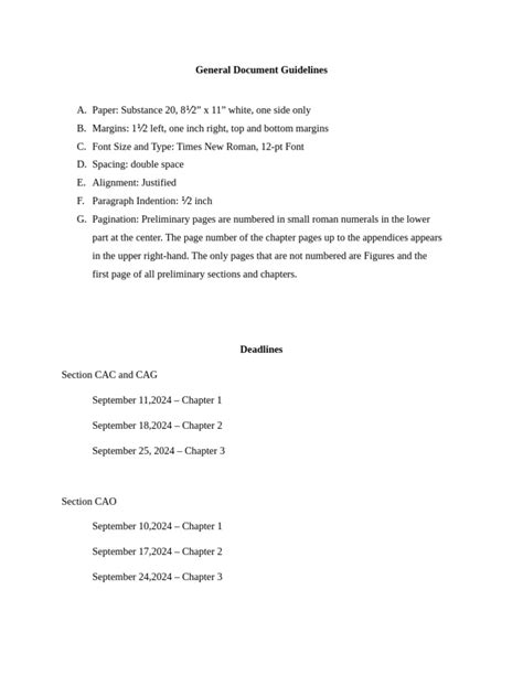 General Document Guidelines Pdf
