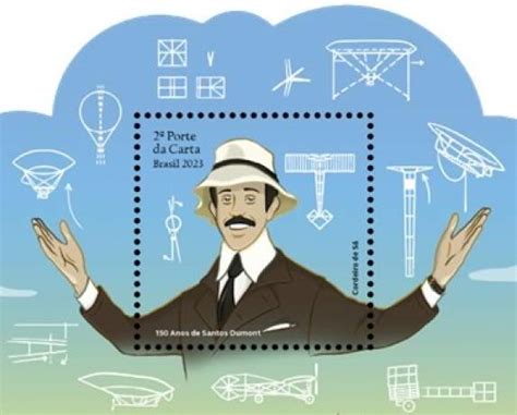 anos de Santos Dumont são homenageados pelos Correios Hojemais de Araçatuba SP