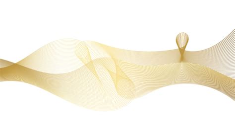Golden Wave Line Vector Golden Wave Line Wave PNG And Vector With