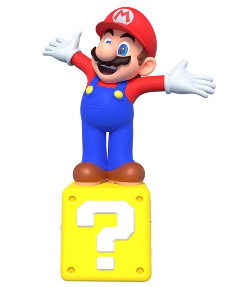 Mario Standing On Question Block By Nintega Dario On Deviantart Super