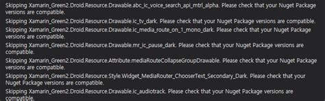 When Building Skipping Please Check That Your Nuget Package