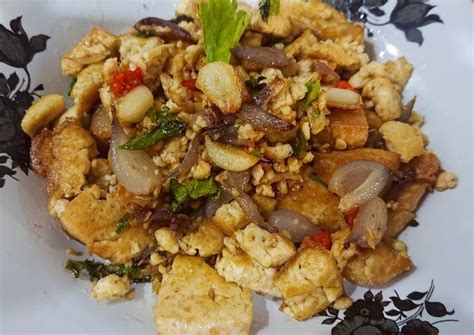Resep Tahu Oseng Bawang Pedas Gurih Oleh Novia Krisnanda Cookpad