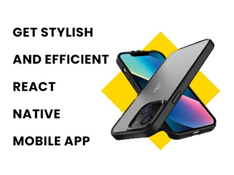 stylish and efficient react native mobile app upwork