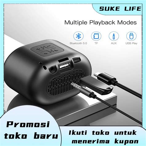 Jual Speaker Bluetooth Waterproof Speaker Portable Wireless Speake Super Bass Mini Stereo