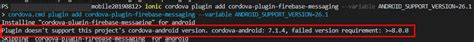 Khắc Phục Lỗi Plugin Doesnt Support This Projects Cordova Android
