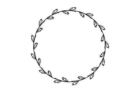 Flower Frame Afbeelding Door Almairatype Studio · Creative Fabrica