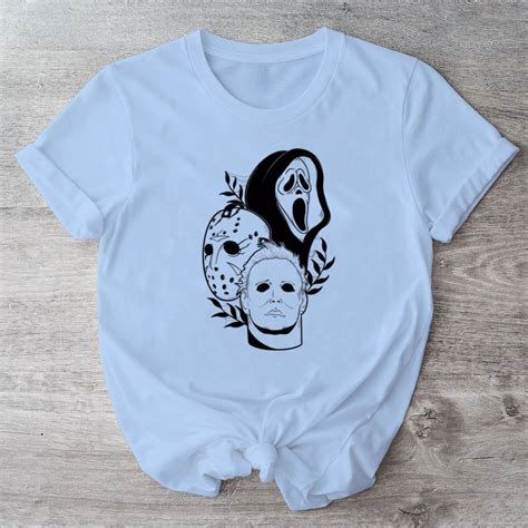 Ghostface Jason Voorhees Michael Myers Horror Characters Tee