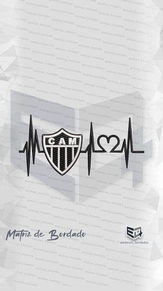 Matriz De Bordado Atletico Mineiro Bicampeao Batimentos