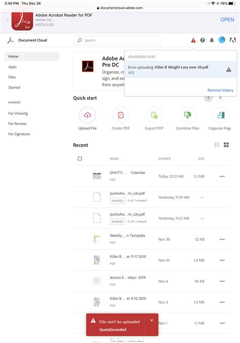 I Cant Save Files In Adobe Document Cloud Adobe Product Community
