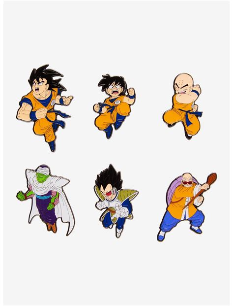 Dragon Ball Z Action Pose Blind Box Enamel Pin Hot Topic