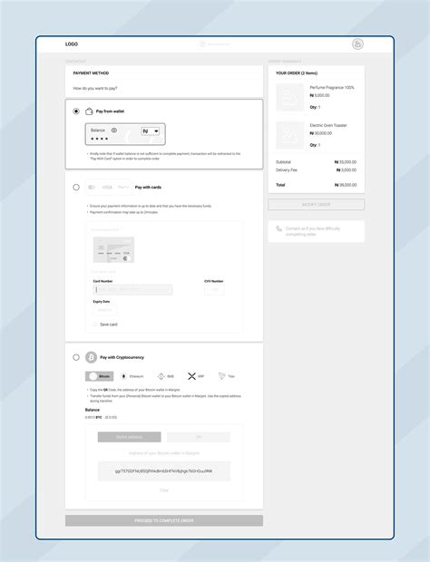 Payment Gateway Checkout Behance