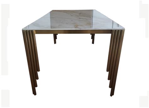 Mayfair Gold 180cm Ceramic Dining Table New Room StyleNew Room Style