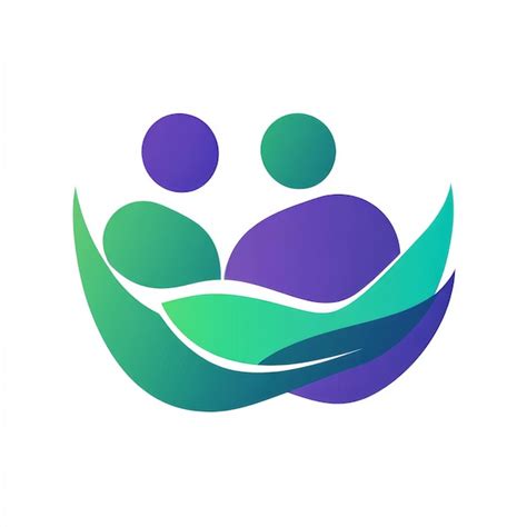 Modelo vetorial de design de logotipo de pessoas em equipe Ícone de