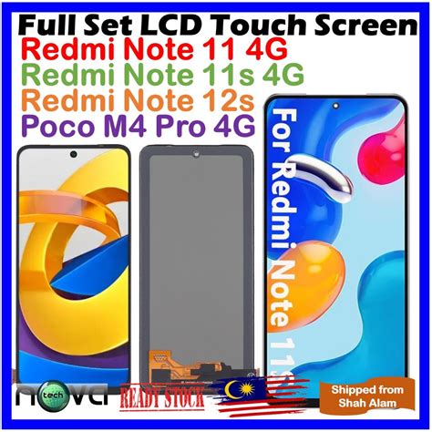 OLED NGS Brand Full Set LCD Fit For XIAOMI Redmi Note 11 4G Redmi Note 11s 4G Redmi Note 12s