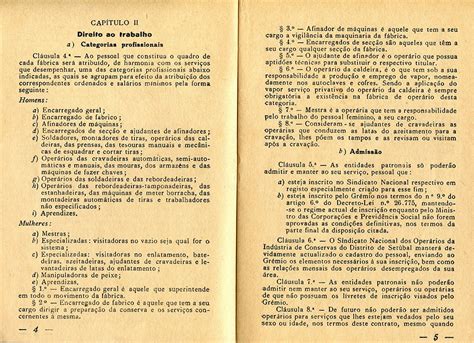 Contrato Colectivo De Trabalho Conservas De Portugal By Can The Can