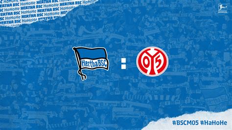 Live Hertha Bsc Empfängt Mainz 05 Hertha Bsc