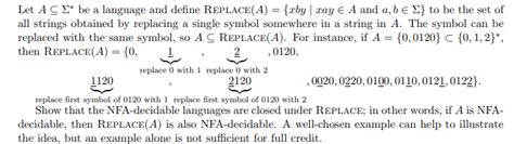 Solved Let A⊆Σ∗ Be A Language And Define