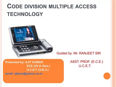 Cdma Ppt For ECE PPT