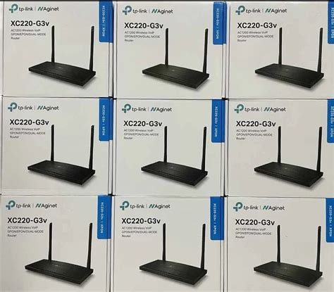 Dual Band Tp Link Xc220 G3v Fiber Router Ac1200 Wireless Voip Xpon