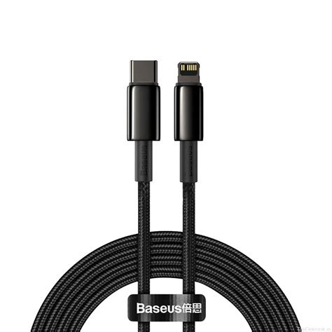 Baseus Mocny Kabel USB C Lightning PD W A M
