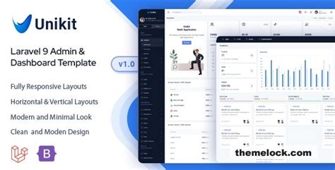 Unikit Laravel 9 Admin And Dashboard Template Premium Themes And Templates