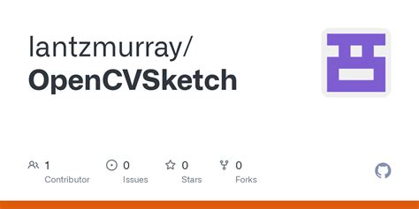 GitHub Lantzmurray OpenCVSketch
