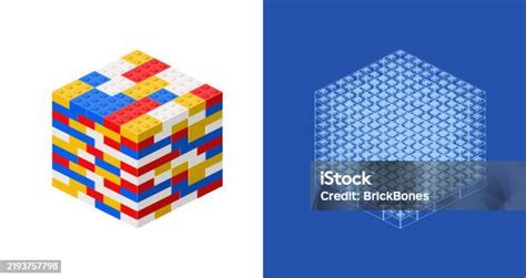 Cube Blueprint Project Idea And Implementation Vector Stock Illustration Download Image Now