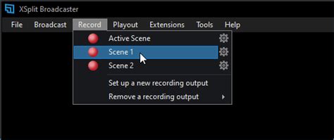 Recording Two Or More Scenes Simultaneously Xsplit Support