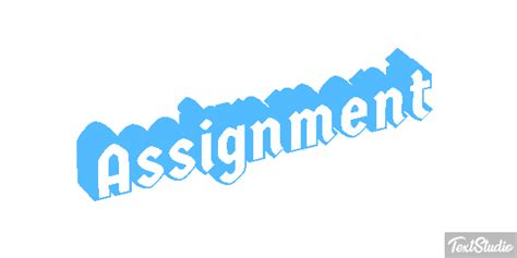 Assignment Word Animated  Logo Designs