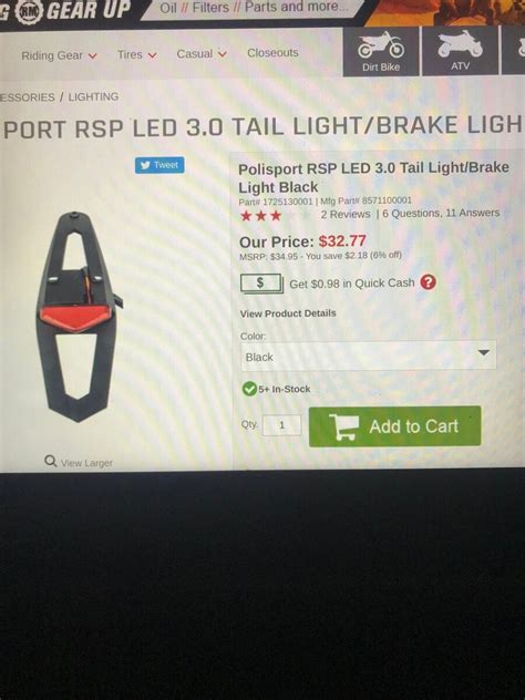Yz Headlight And Tail Light Yamaha Stroke Thumpertalk