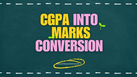 How To Convert CGPA Into Marks CGPA To Marks