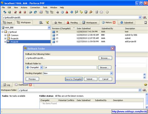 源码管理 Perforce高级操作perforce Rollback Csdn博客
