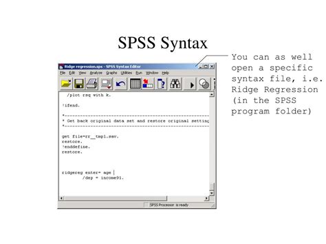 Ppt Using Spss Powerpoint Presentation Free Download Id5293398