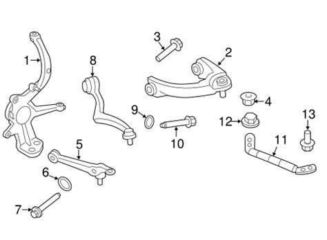 2010 Ford Fusion Front Suspension Diagram