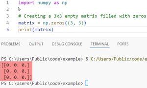 How To Create Empty Matrices In Python Easy Methods