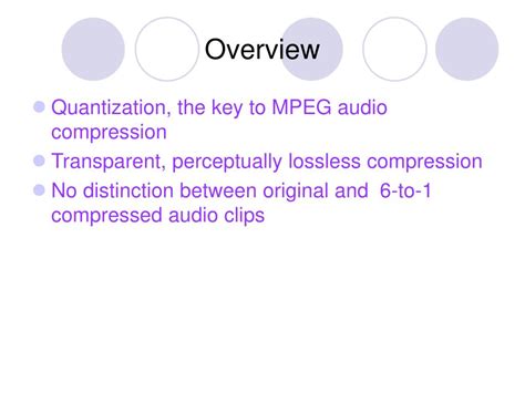 Ppt Audio Compression Powerpoint Presentation Free Download Id28918