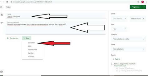 Cara Membuat Tugas Di Google Classroom Menggunakan Google Docs