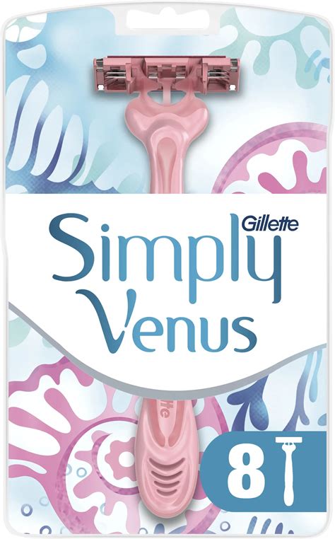 ᐉ Купить Одноразовые станки для бритья женские Simply Venus 3, 8 шт по ...