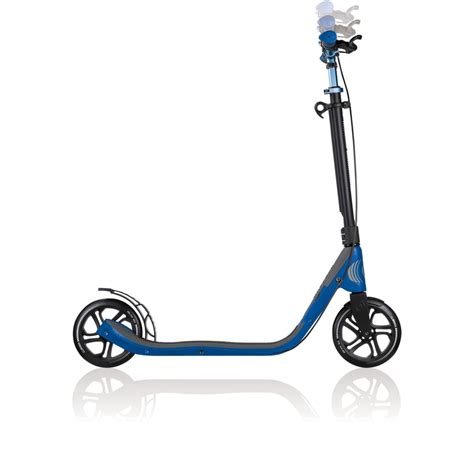 Globber One NL205 Deluxe Scooter Titanium/Navy – 99bikes.co.nz