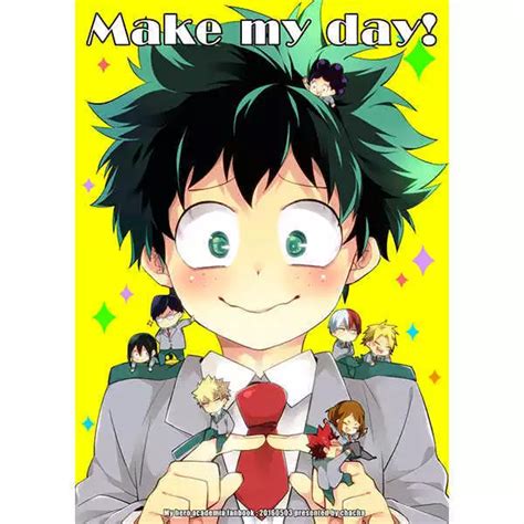 My Hero Academia Yaoi Doujinshi Todoroki And Midoriya And Bakugou Make My